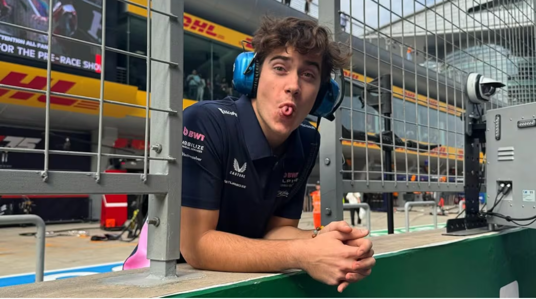 Alpine publicó un video de Franco Colapinto que dejó a todos sus ...